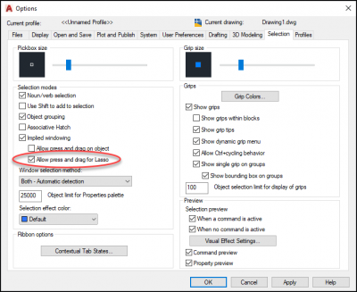 The Lasso Selection in AutoCAD – Cadapult Software